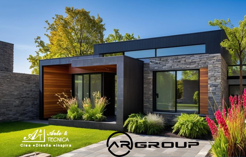 Instalación de grama artificial y resina espoxica para exteriores en condominio en Rivas, Nicaragua